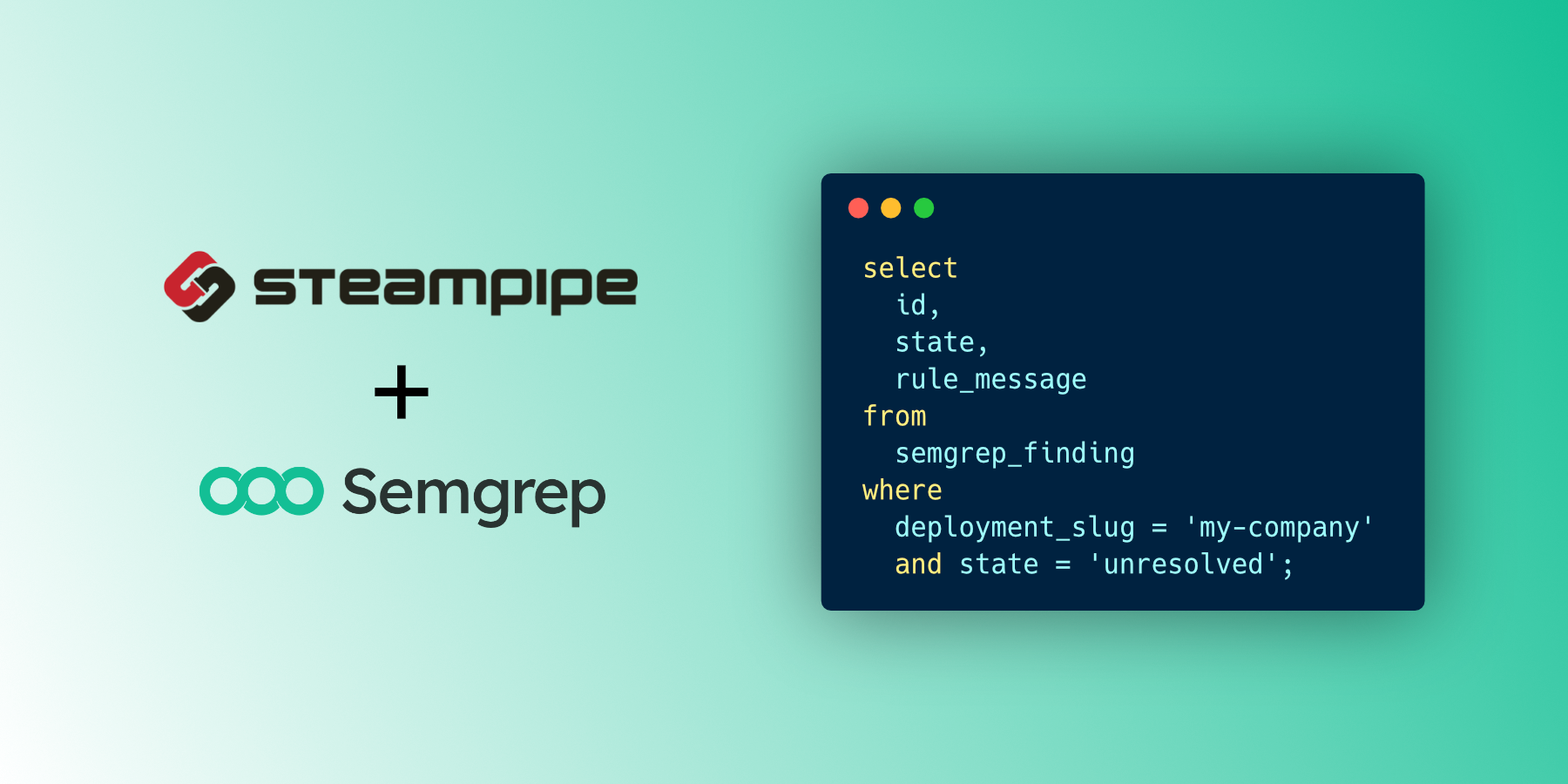 GitHub - gabrielsoltz/steampipe-plugin-semgrep